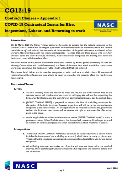 NASC - National Access & Scaffolding Confederation